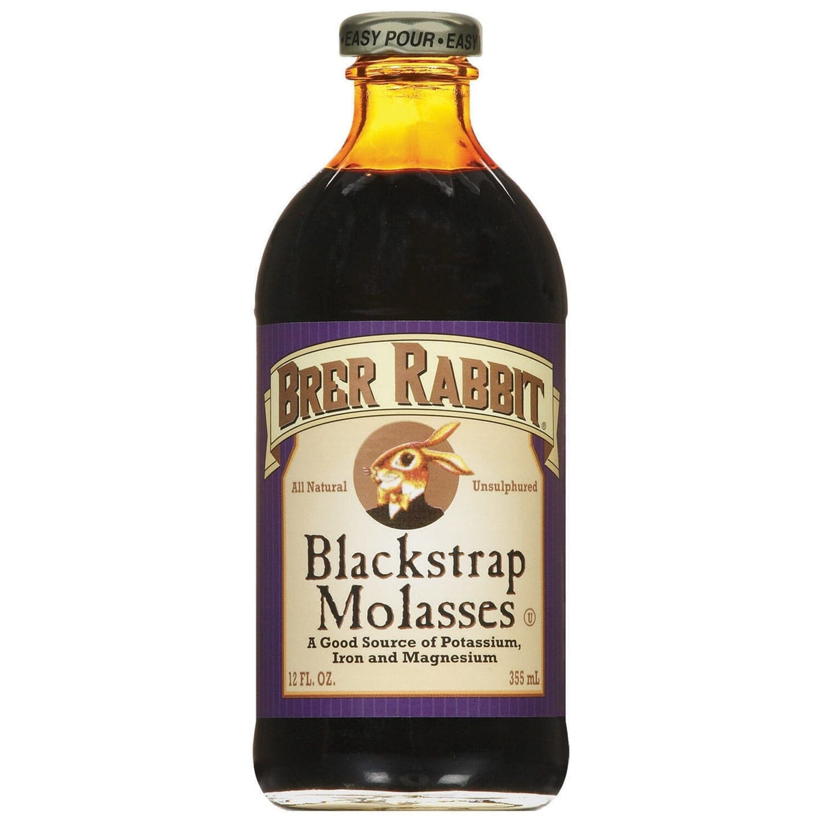 Brer Rabbit Molasses, Blackstrap, 12 oz — Snackathon Foods