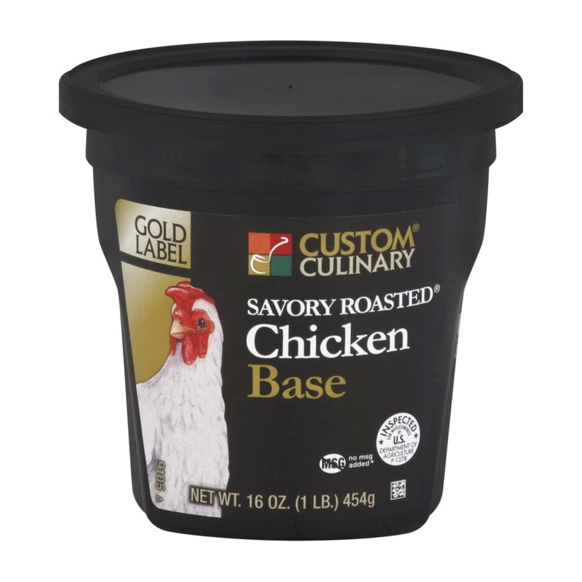 Custom Culinary Gold Label Base Savory, Roasted Chicken, 1 Pound ...