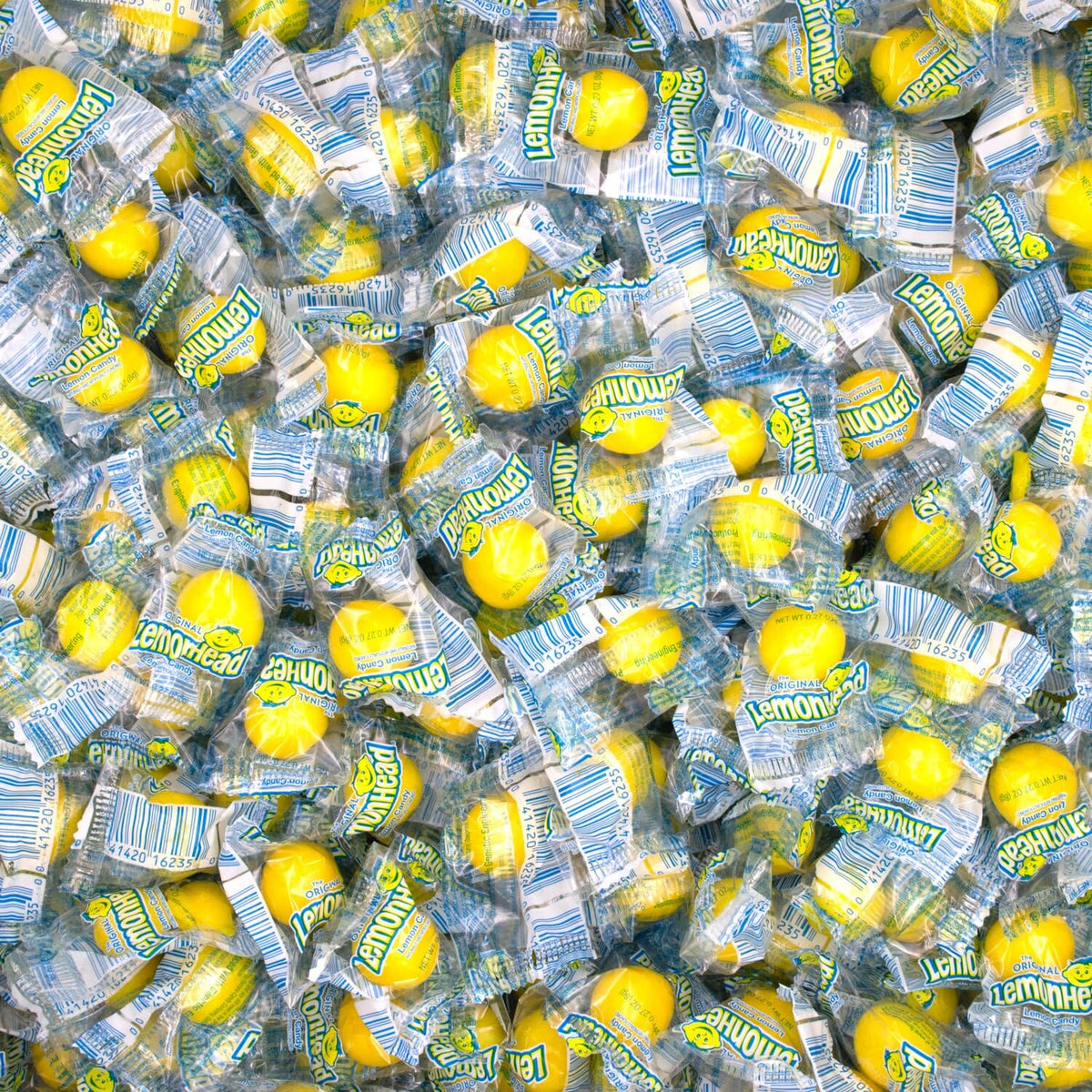 Lemonhead Original Lemon Hard Candy, Individually Wrapped Bulk Bag, 1 ...