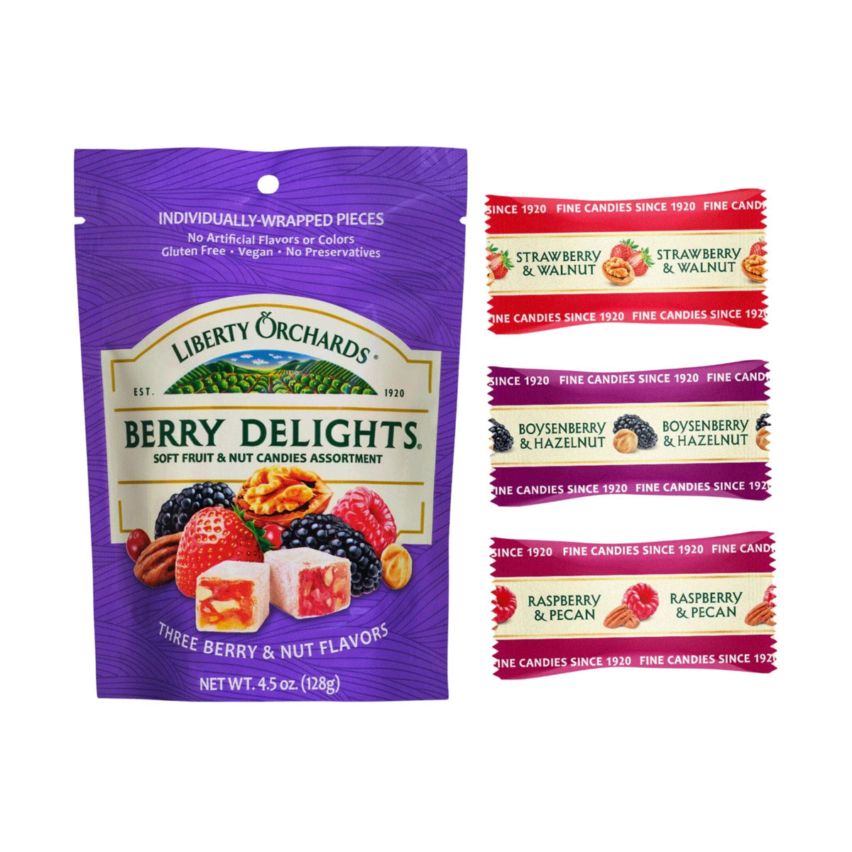 Liberty Orchards Berry Delights, 4.5 Ounce — Snackathon Foods