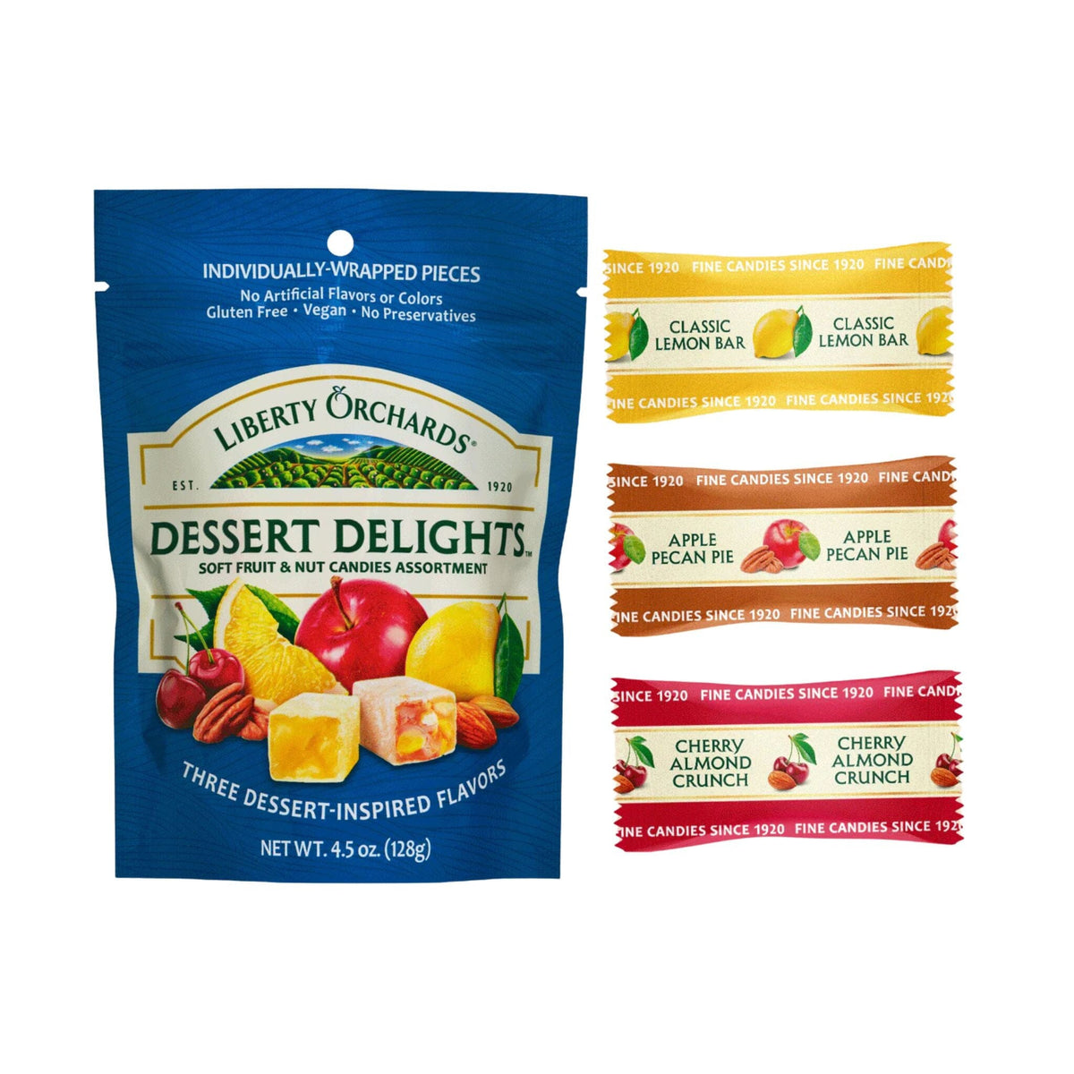Liberty Orchards Dessert Delights, 4.5 Ounce — Snackathon Foods