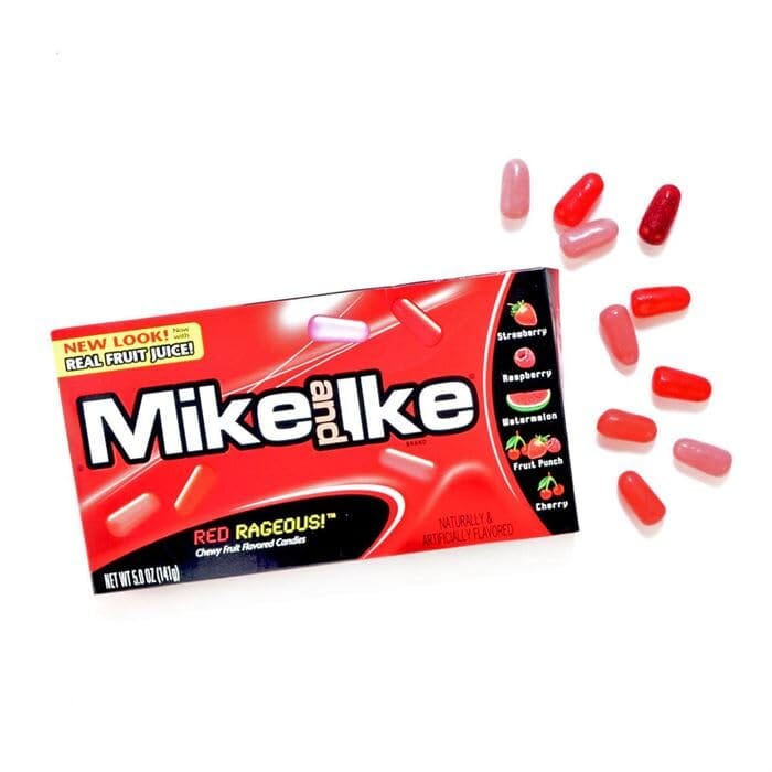 Mike and Ike Chewy Candy, Red Rageous, 4.25 Ounce — Snackathon Foods