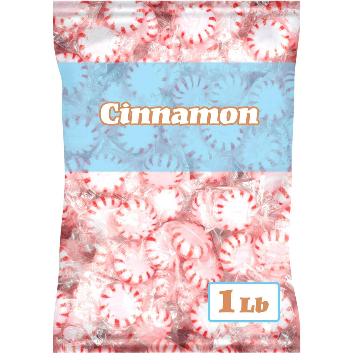 Starlight Peppermint Cinnamon Candy, Individually Wrapped, 1 lb ...