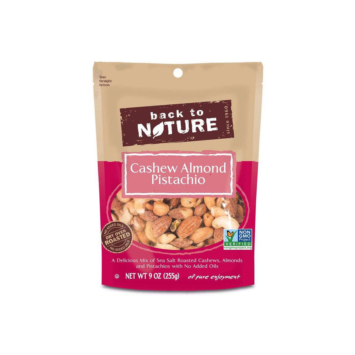 Back to Nature Nuts & Trail Mix — Snackathon Foods
