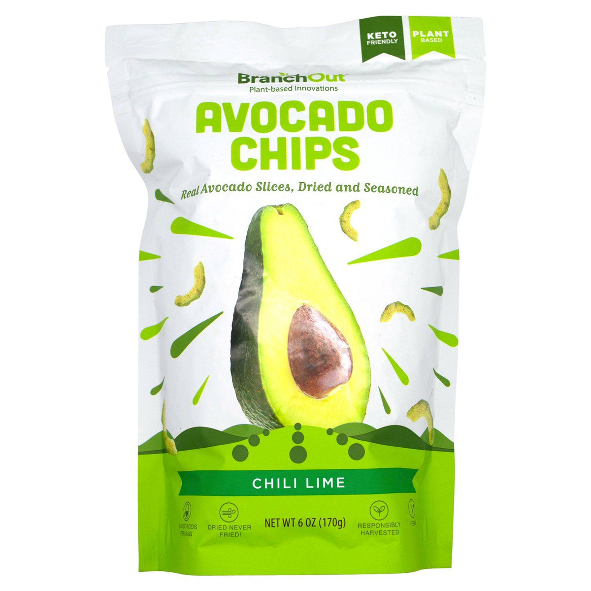 Branch Out Avocado Chips — Snackathon Foods