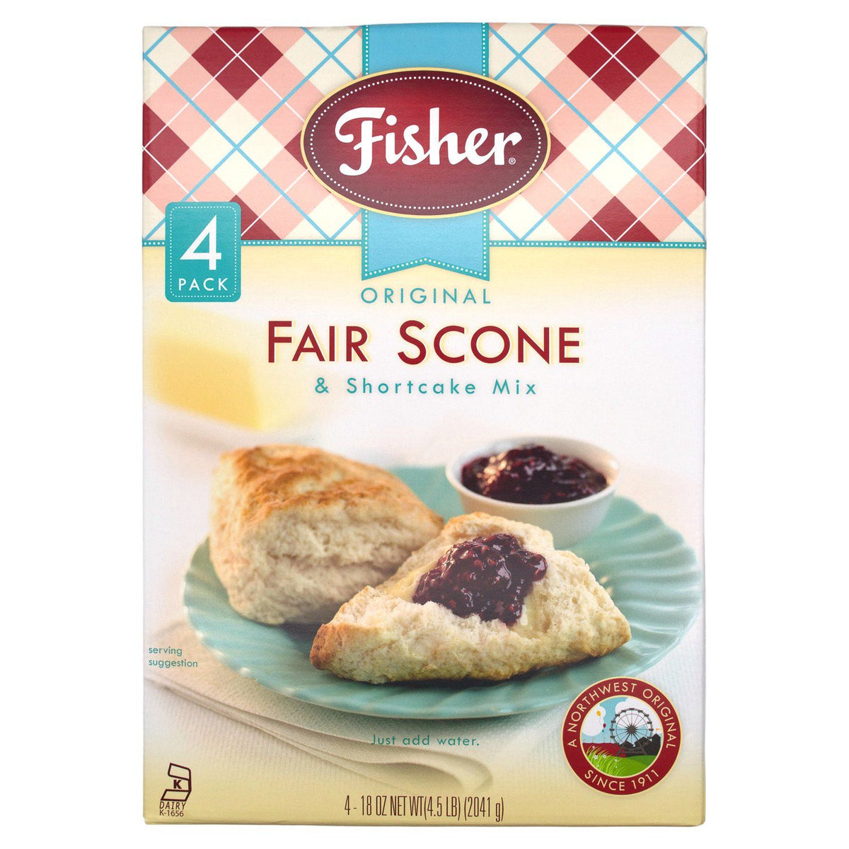 Fisher Original Fair Scone & Shortcake Mix — Snackathon Foods
