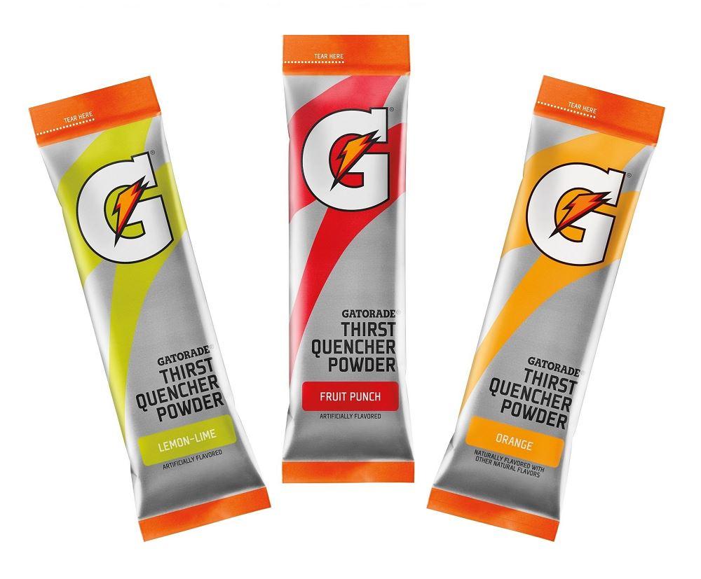 Gatorade Thirst Quencher Powder Packs, 1.23 Ounce — Snackathon Foods