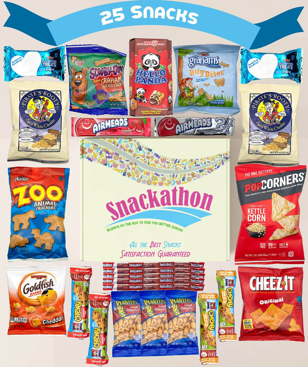 Kids Snacks Variety Mix Sampler, Birthday Fun or Portion-Controlled Sn ...
