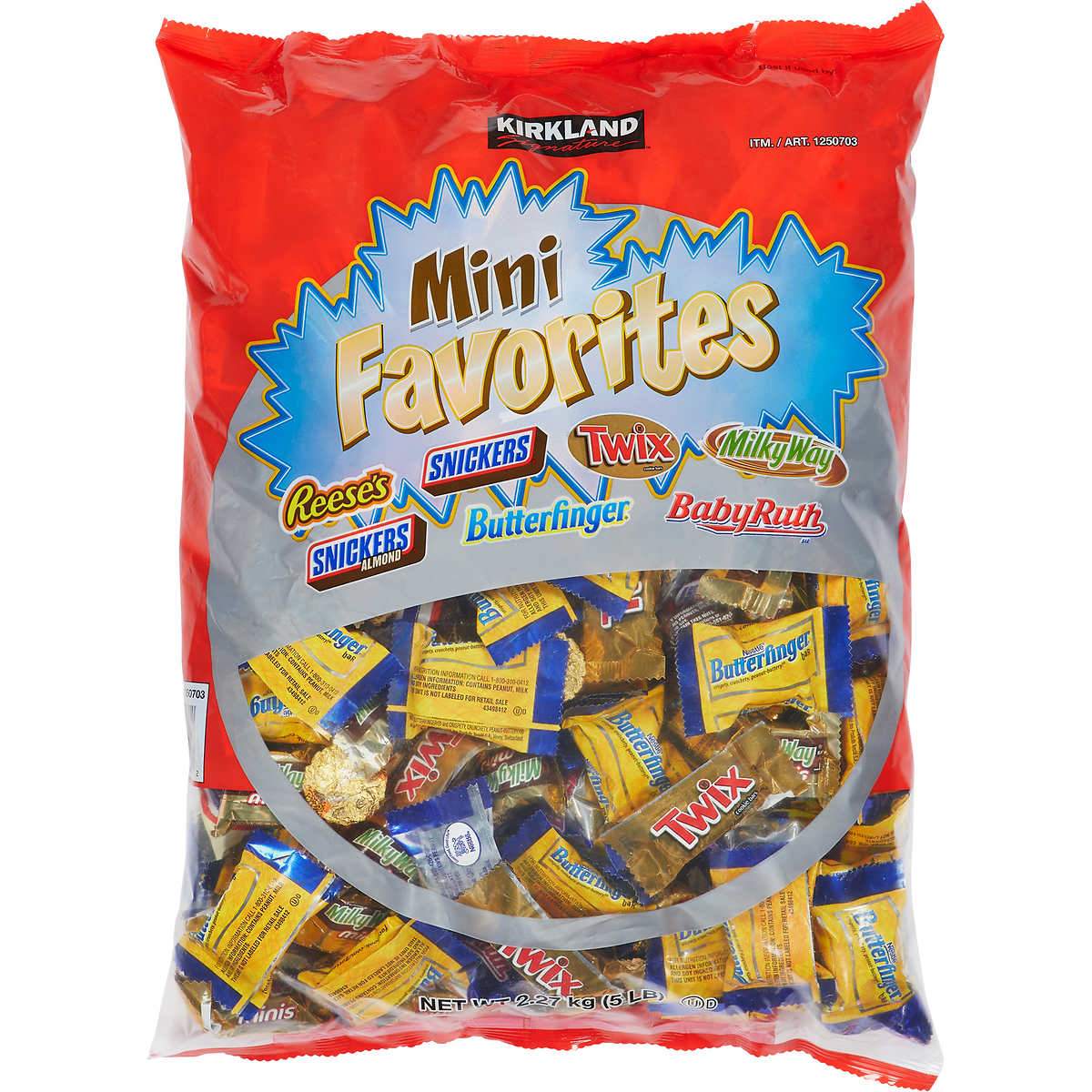 Kirkland Signature Mini Chocolate Favorites, Variety, 5 Pound ...