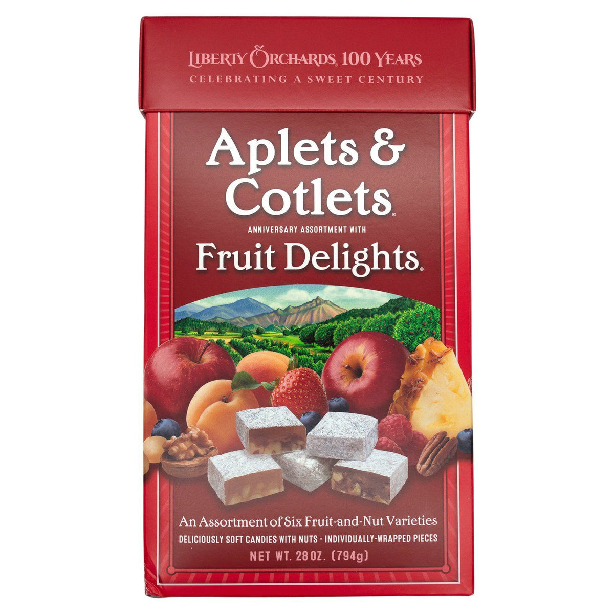 Liberty Orchards Aplets & Cotlets with Fruit Delights, Assorted, 28 Ou ...