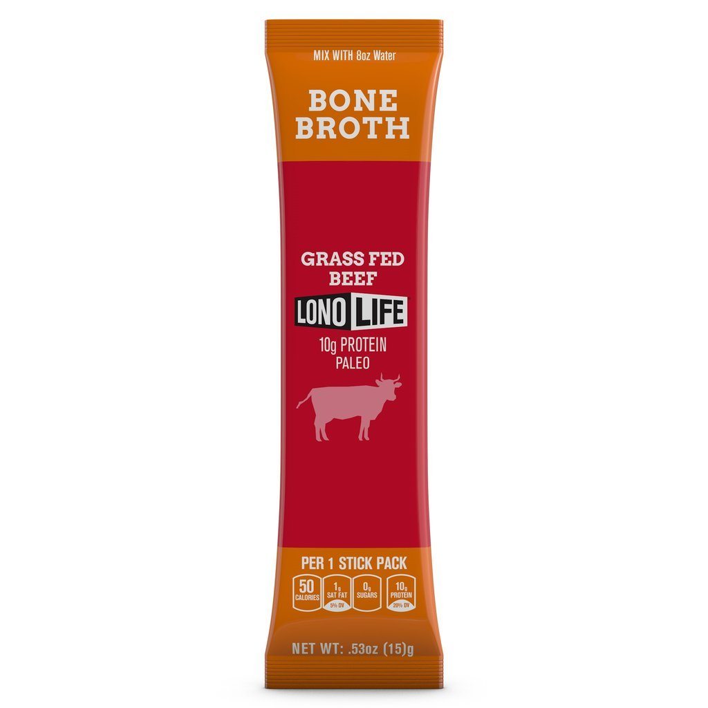 LonoLife Grass Fed Beef Bone Broth Powder — Snackathon Foods