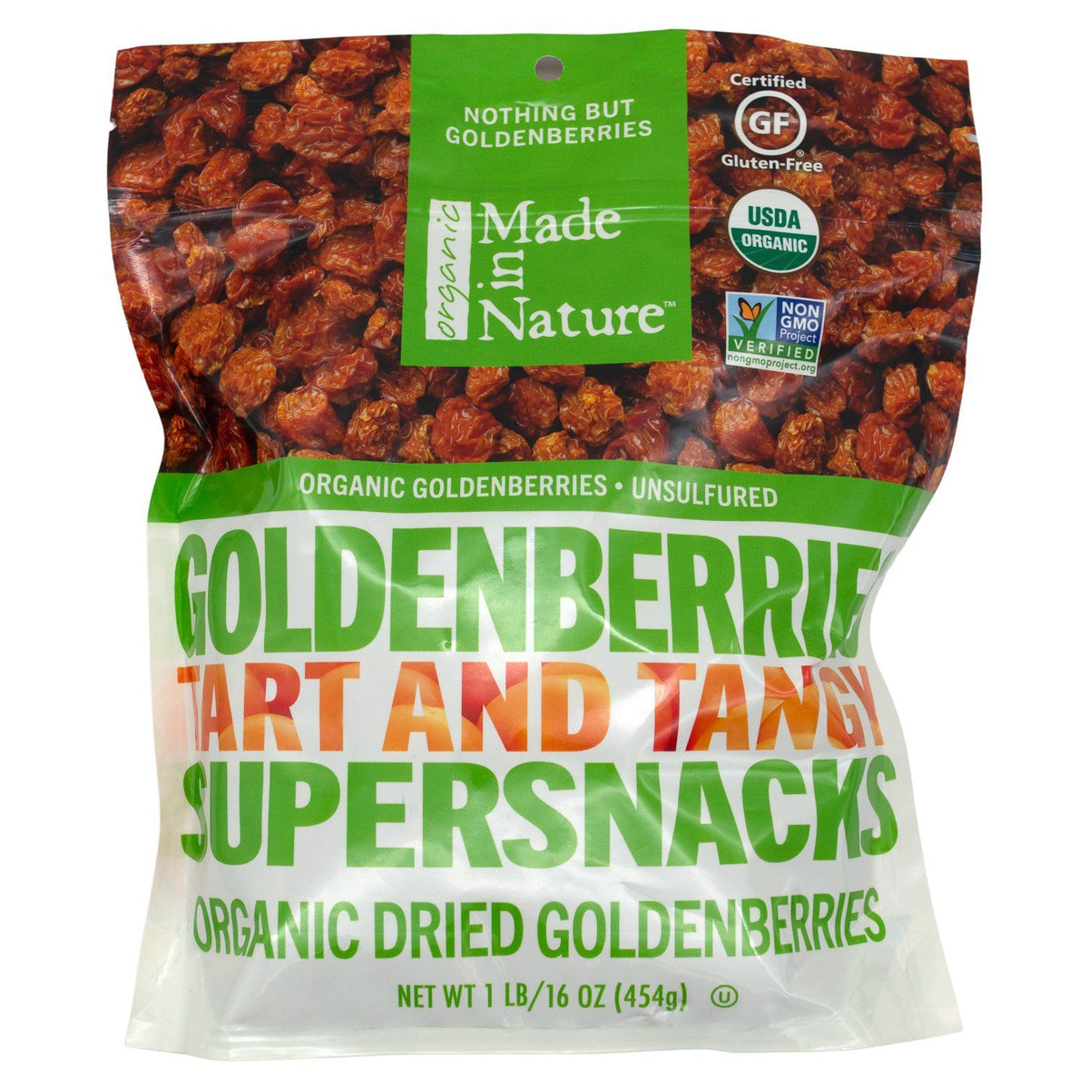 Made in Nature Organic Dried Goldenberries — Snackathon Foods