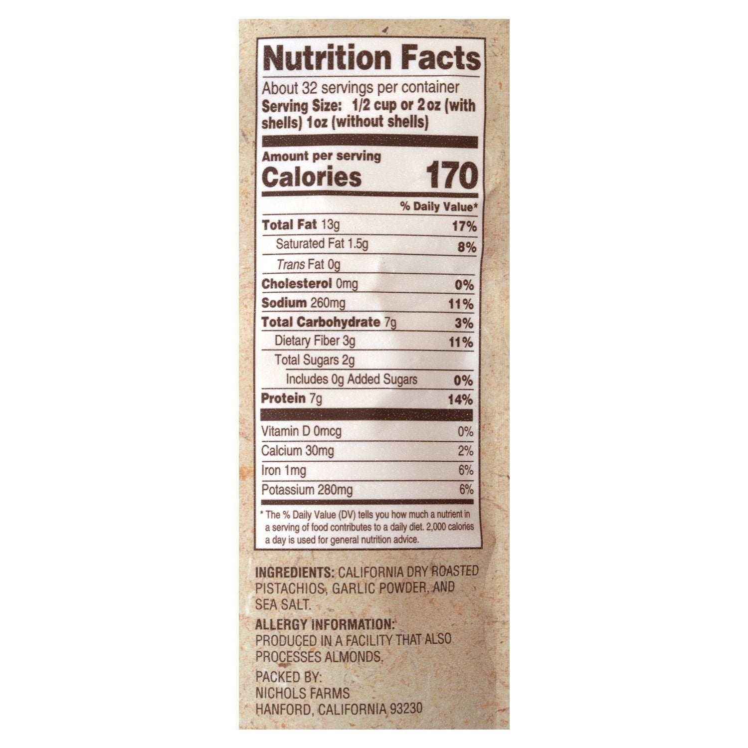 Sweet Chili Pistachios Nichols California Organic Pistachios – Roasted ...