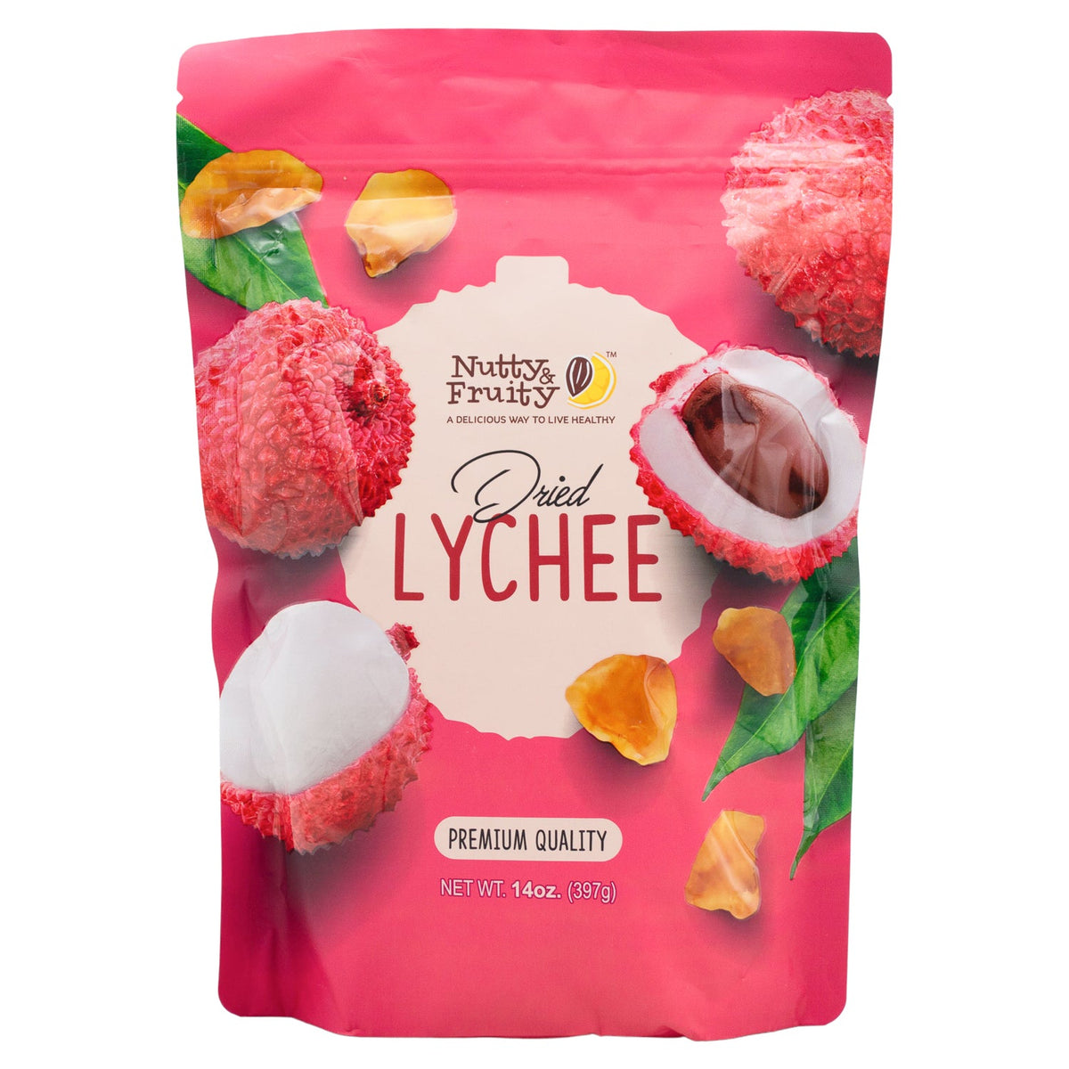 Nutty Fruity Dried Lychee — Snackathon Foods