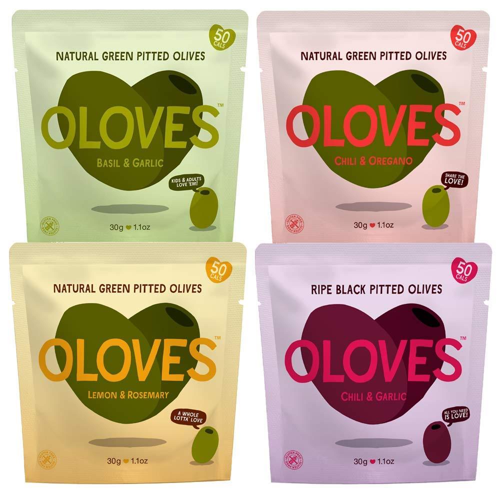 OLOVES Natural Whole Pitted Olives — Snackathon Foods