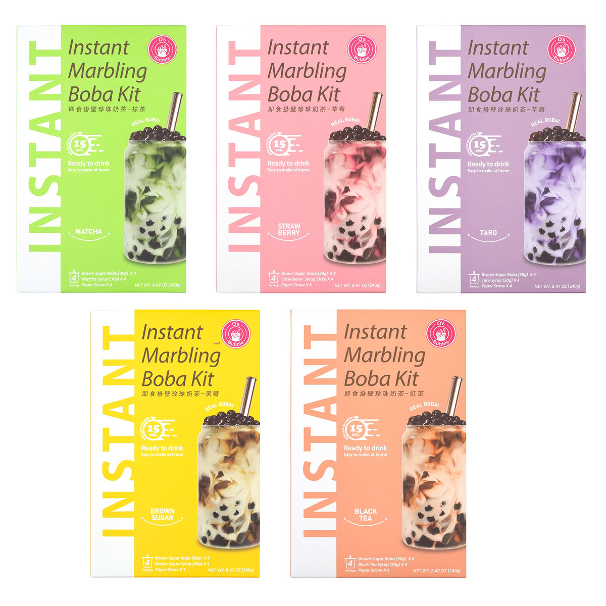 O's Bubble Instant Boba Kit — Snackathon Foods