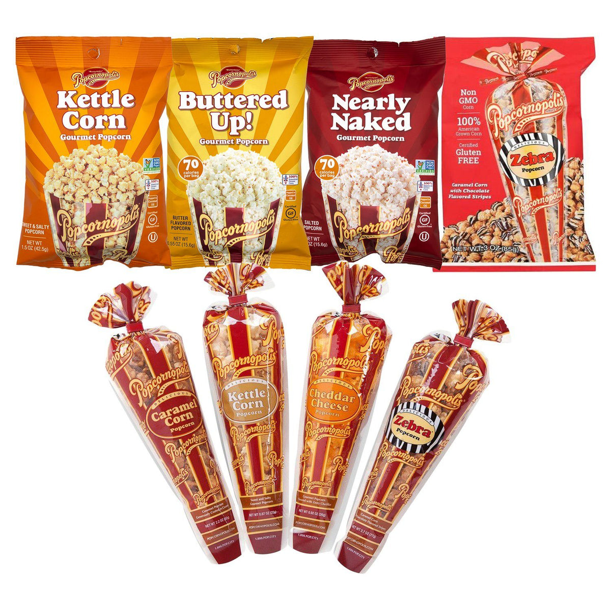 Popcornopolis Gourmet Popcorn — Snackathon Foods