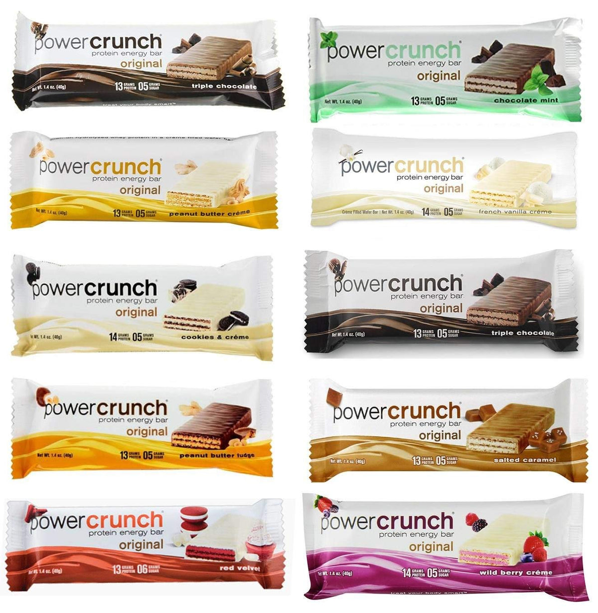 Power Crunch Protein Bars — Snackathon Foods