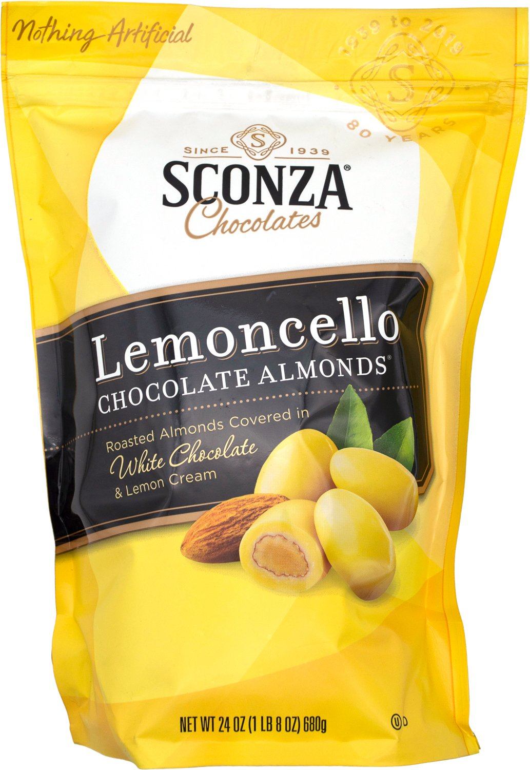 Sconza Lemoncello Almonds — Snackathon Foods